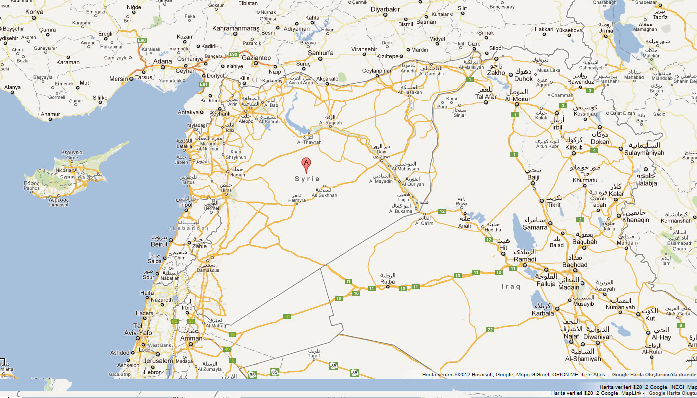 Suriye Haritası - Suriye
